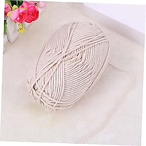 EXCEART Chunky Yarn Fuzzy Yarn Knitting Yarn Cone Thick Knitting Yarn Crochet Thread Line Doll Frosting Suite Soft Cotton Yarn for Knitting Yarn Soft Thick Yarn Acrylic Yarn Crochet Kit