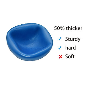 CIZEBO 4 inch Therapy Ball for Release Hip Flexors, Pain Relief for Lower Back Thigh Muscles, Small Exercise Ball for Physical Therapy, Blue