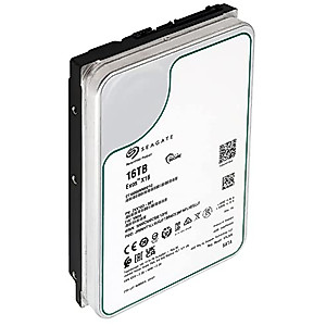 Seagate 16TB HDD Exos X16 7200 RPM 512e/4Kn SATA 6Gb/s 256MB Cache 3.5-Inch Enterprise Hard Drive (ST16000NM001G) (Renewed)