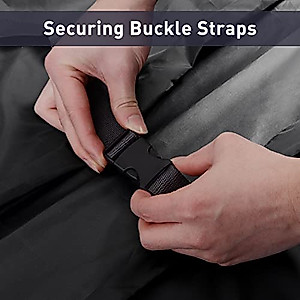 SUNCREAT Hammock Cover, Water-Resistant Polyester Hammock Stand Cover for 11-12ft Stand, Black