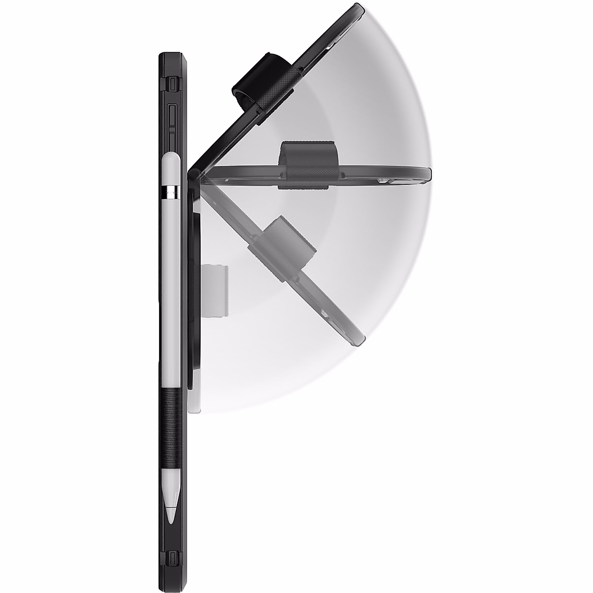 OtterBox DEFENDER FOR BUSINESS W/ KICKSTAND/HANDSTRAP for iPad 10th Gen (ONLY) V2 - BLACK, rugged & durable, port protection, includes shield-stand (Non-Retail Packaging)