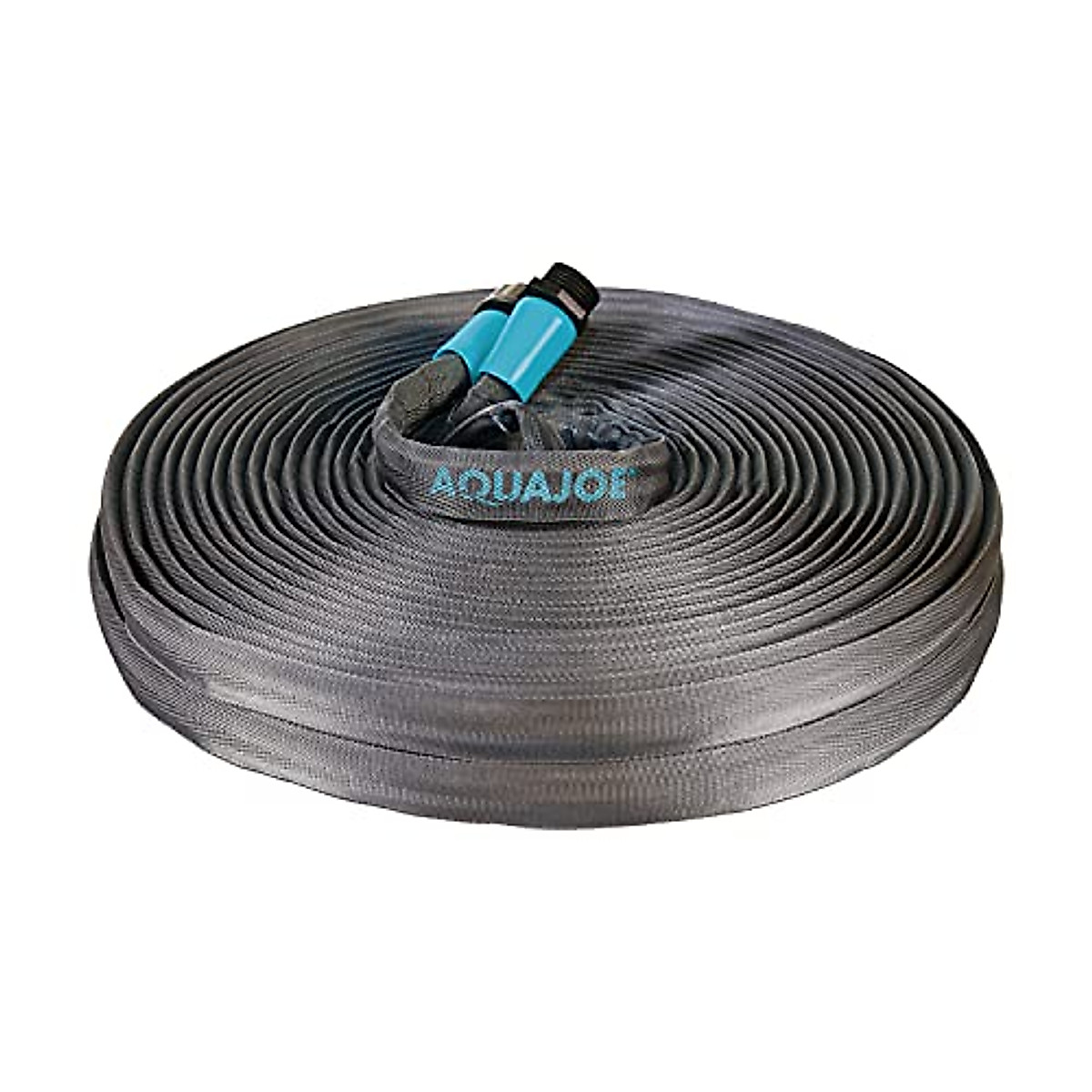 Aqua Joe AJFJH100B 1/2-Inch 100-Foot Ultra-Flexible Kink-Free Fiberjacket Garden Hose, 300 PSI Burst Rated