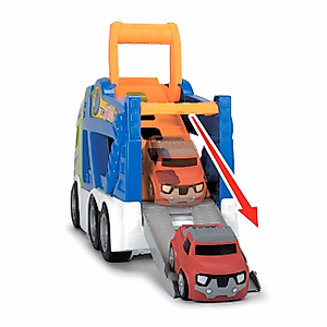 DICKIE TOYS - 16" Happy Scania Car Transporter Pre-School Vehicle with Extra Car