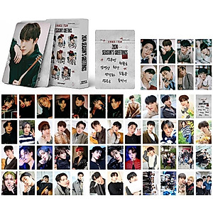 200Pcs ANITEEZ Stickers ANITEEZ Photocards Set Pack Gifts,91Pcs Vinyl Waterproof Stickers + 109Pcs Lomo Cards for Decoration(Red)