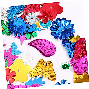 COHEALI 50 Grams Sequin Craft Mix Sequin Confetti Mix for Projects Assorted Glitter Sequins Sequins for Decor