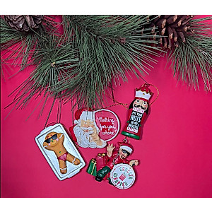 Streamline Imagined Gangsta Wrapper Crooked Christmas Ornament