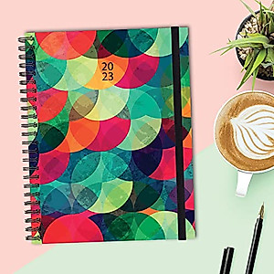 Colored Circles 8.5" x 11" Hardcover Weekly Planner