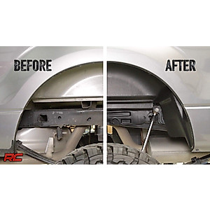 Rough Country Rear Wheel Well Liners for 2017-2020 F-250/F-350 Super Duty - 4517