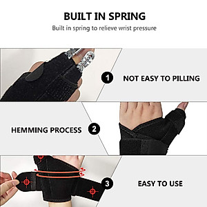 Hand Wristband Thumb Brace Cover Thumb Wrist Support Sleeves Cleat Sprained Thumb Brace Thumb Wrist Stabilizer Thumb Brace Breathable Bag