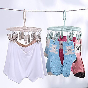 ZP ZaoProteks ZPH1007B Laundry Hanger Drying Rack (Khaki)