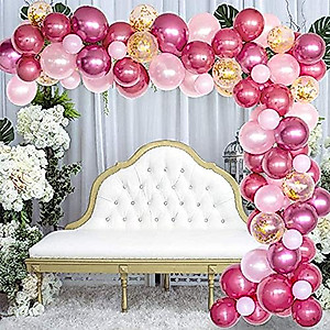 Pink balloons,100-Pack,12-Inch,Latex Balloons(100pcs)