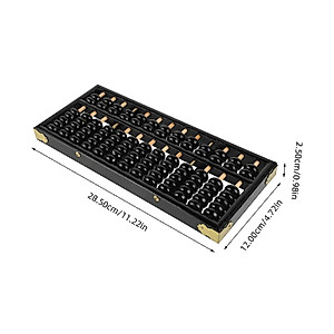 ibasenice Arithmetic Bead Counting Tools Digits Calculator Girls Japanese Soroban Wood for Rods Math Tool Chinese Boys Students and Wooden Kids Abacus Educational