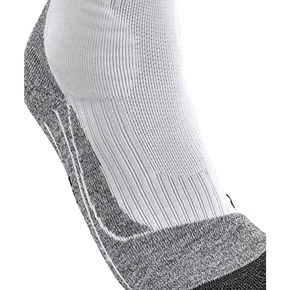 FALKE Men's TE2 Tennis Socks, Breathable Quick Dry, Mid Calf, Medium Cushion, Stabilizing High Protection Sock, White (White-Mix 2020), 10.5-11.5, 1 Pair