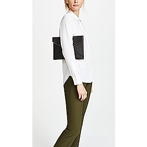 Rebecca Minkoff womens Leo Clutch, Black, One Size US