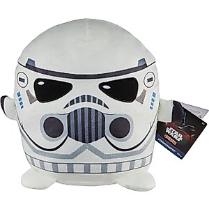 Mattel Star Wars Cuutopia Plush Figure, 10-inch Stormtrooper Soft Rounded Pillow Doll, Collectible Toy Inspired by the Villain Characters