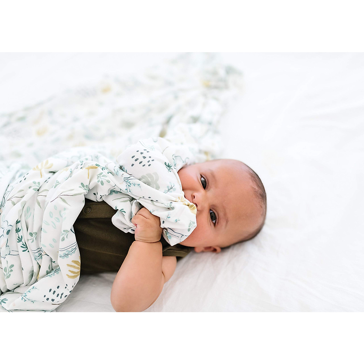 Copper Pearl Large Premium Knit Baby Swaddle Receiving Blanket Aussie