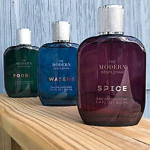 Tru Fragrance Beauty The Modern Gentleman Men's Cologne Spray Collection 2 - Spice, 3.4 oz 100 ml - Sophisticated and Sleek Cologne with a Blending of Orange Zest, Yuzu and Pink Pepper