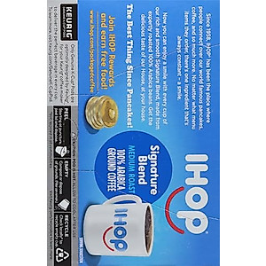 IHOP Medium Roast Signature Blend Keurig K-Cup Coffee Pods, 10 ct Box
