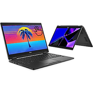 Dell Latitude 7390 2-in-1 Laptop, 13.3" FHD(1920 X 1080) Touchscreen Notebook, Intel Core i5-8350U, 16GB DDR4 RAM, 512GB SSD, CAM, Windows 10 Pro (Renewed)