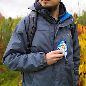 The Restroom Kit Great for travel (12-Pack) Portable Disposable Oversized Toilet Seat Cover, 3ft 3Ply Toilet Paper, Hand & Flushable Tush Wipe.