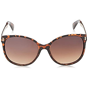 TAHARI womens Th657 UV Protective Cat Eye Women s Sunglasses Wear Year Round Elegant Gifts for Women 60 mm, Tortoise, 56 mm US