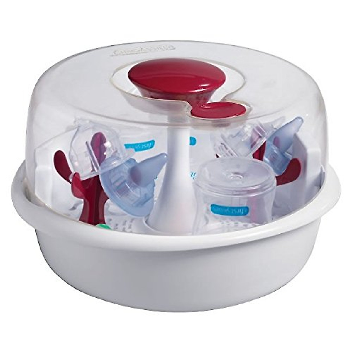 The First Years Simple Steam Microwave Sterilizer, Blue/White