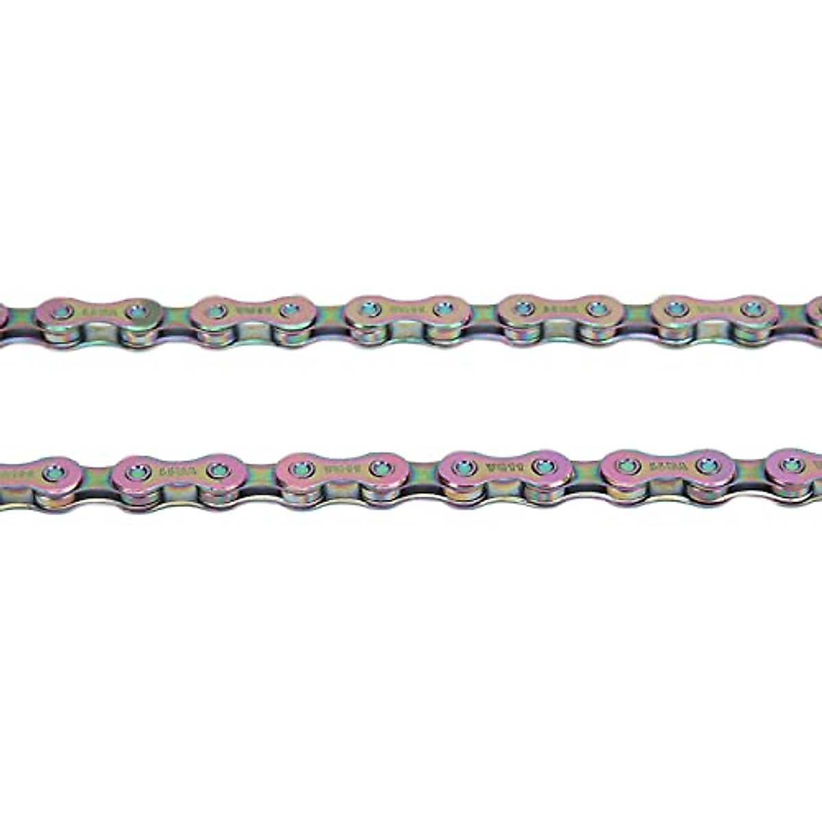 Oumefar Carbon Steel Bike Chain, High Rigidity Fluent Shifting Bike Accessory 980kg Tensile Strength Strengthened Shaft with Chain Connector for Road Bike Sportinggoods