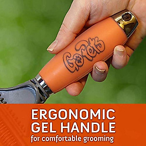 GoPets Dematting Comb with 2 Sided Professional Grooming Rake for Cats & Dogs