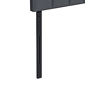 YENING Queen Size Headboard Only Queen Bed Headboards Fabric Cabeceras De Cama, Height Adjustable, Grey