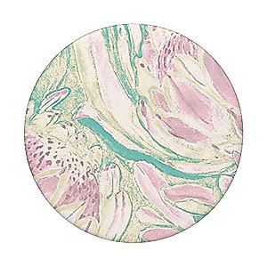 Pink Illustration Abstract Pattern Phone Popper PopSockets Swappable PopGrip