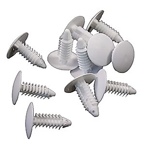 0.8” Push Pins - Automotive/Vapor Barrier Christmas Tree Fasteners for Crawlspace Moisture Barrier Poly Liners, Covers and Encapsulations (100 Pack) - Made in USA