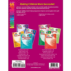 Spelling, Grade K (Spectrum)