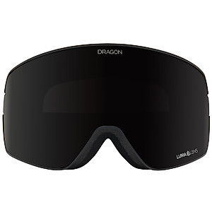Dragon Unisex Snowgoggles NFX2 with Bonus Lens - Midnight with Lumalens Midnight + Lumalens Violet, Medium