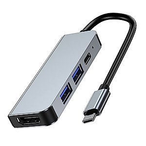 QCEs USB C to HDMI Hub Dock for Switch, Portable Switch Dock HDMI TV Adapter with USB 3.0, PD Fast Charging Compatible with Nintendo Switch, MacBook Pro iPhone 15 Pro Max, Samsung Dex