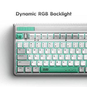 iQunix OG80 Gaming Keyboard, 2.4G Wireless Mechanical Keyboard with Cherry Red Switch