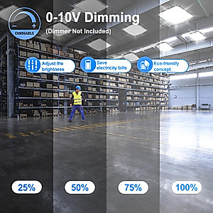 LED Canopy Light 60W, 9000LM LED Canopy Lights Outdoor, 5000K Daylight Square Canopy Gas Station Light for Carport Shop Garage Warehouse Porch Hotel Building Entrances UL Listed, 4 Pack