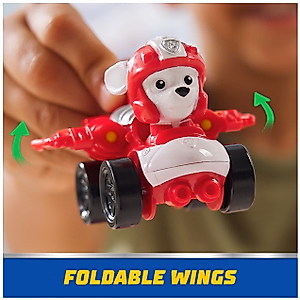 Paw Patrol: Air Rescue, 6-Piece Pup Squad Racers, Toy Cars Gift Set with Chase, Marshall, Skye, Rubble, Rocky & Zuma, Kids Toys for Boys & Girls 3+