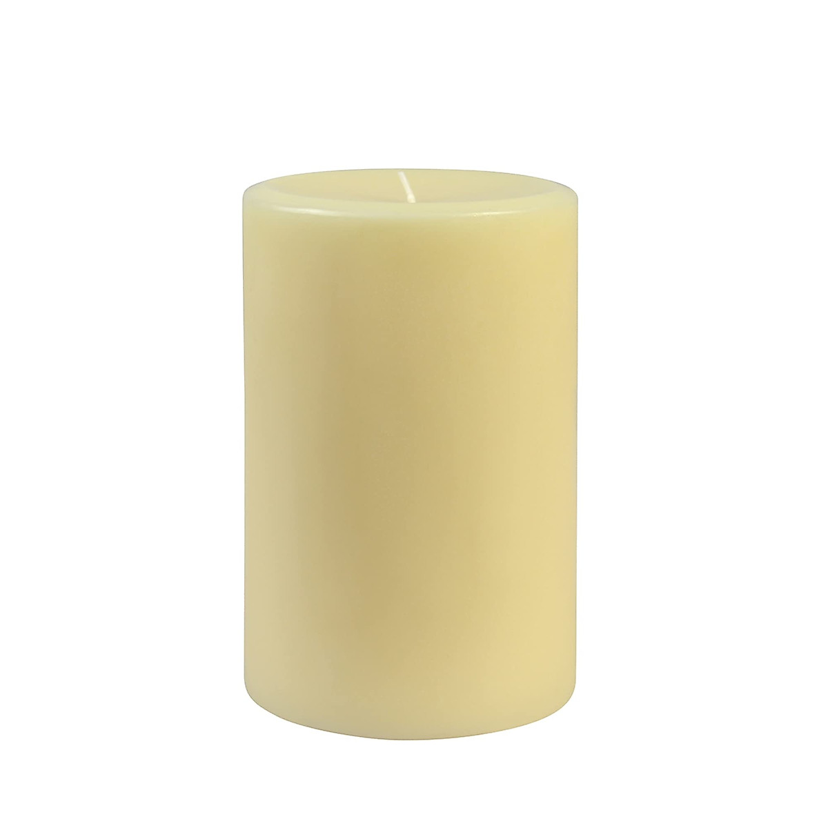 6 Inch Ivory Pillar Candles - Set of 4