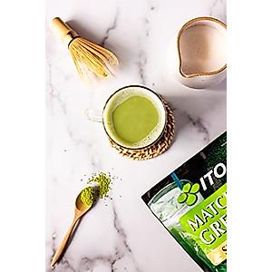 Ito En Matcha Green Tea, Sweet Powder, 17.5 Ounce (Pack of 1), Sweetened Green Tea Powder