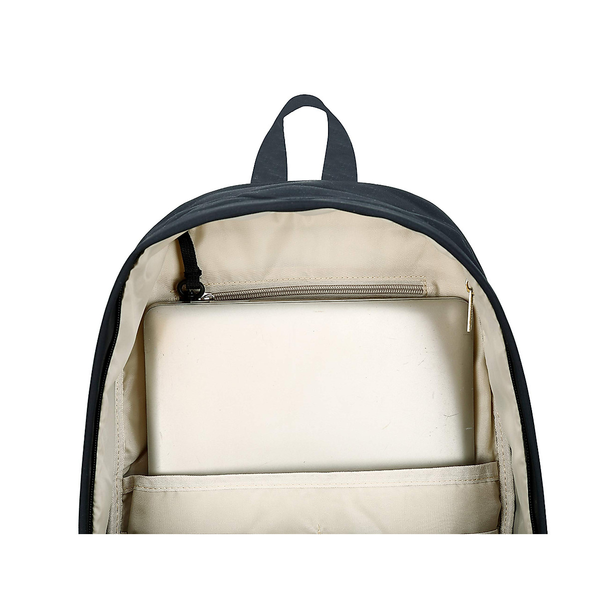 Joymoze Classic Backpack for Women Stylish School Backpack for Teen Girl Black with Chain