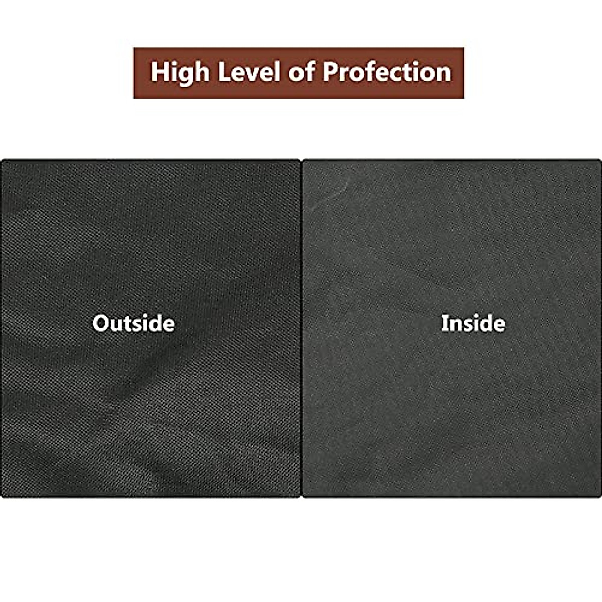 QuliMetal 30 Inch Built–in Grill Cover for Bull Gas Grills, Outdoor Products BBQ Grill Top Cover, with Elastic Hem, Waterproof & Windproof, Replace for Bull 45005 Grill Head Cover, 600D