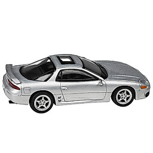 3000GT GTO Silver Metallic with Sunroof 1/64 Diecast Model Car by Paragon Models PA-55139