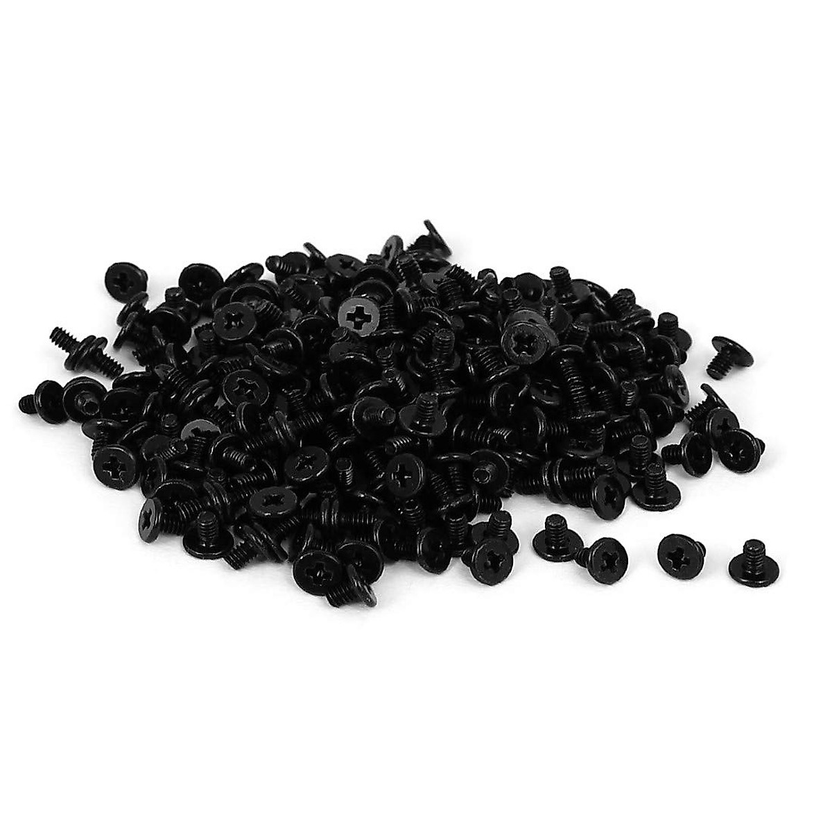 New Lon0167 CM2x3mm Flat Featured Head Phillips Tablet reliable efficacy PC Laptop Computer Back Cover Screw 300pcs(id:0bd 83 52 d2c)