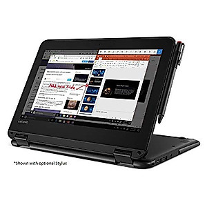 Lenovo wt-81FY000SUS 300e Winbook Touchscreen LCD 2 in 1 Notebook, Windows 10 Pro, Intel Celeron N3450, 1.1 GHz, 64 GB, 11.6 (Renewed)