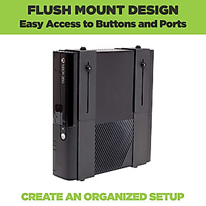 HIDEit Mounts Uni-MW Mount - Patented in 2015, Made in USA - Steel Adjustable Medium and Wide Device Wall Mount, Hide Your Cable TV Box, Game Consoles, Set-Top Boxes, Satellite Receivers and More