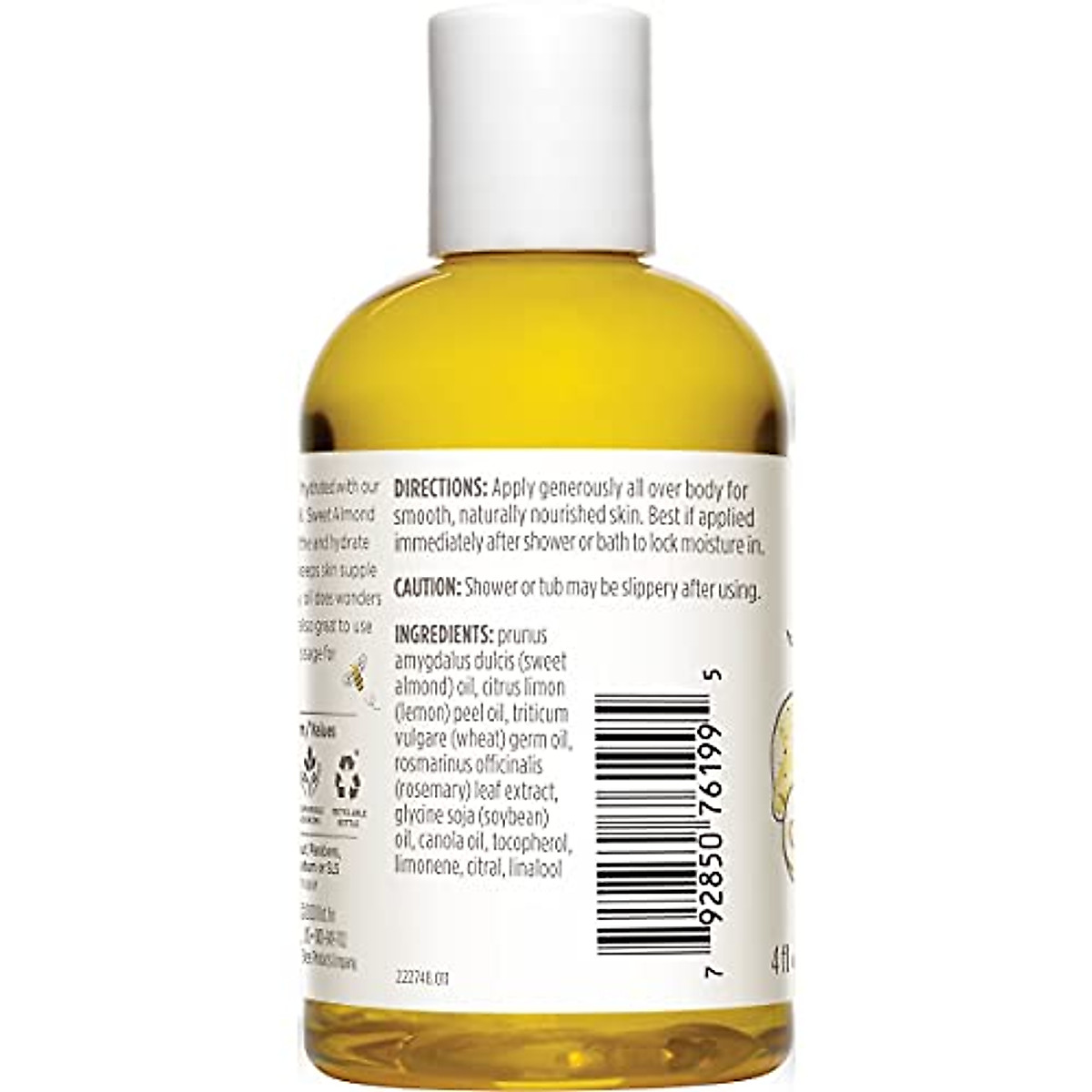 Body Oil, Burt's Bees Mama Hydrating & Smoothing Skin Care with Vitamin E, 100% Natural, 4 Ounce