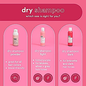 VERB Dry Shampoo Powder – Vegan translucent Powder Refreshes Hair, Removes Excess Oil and Adds Volume - Paraben Free, Gluten Free, With No Harmful Sulfates, 2 oz
