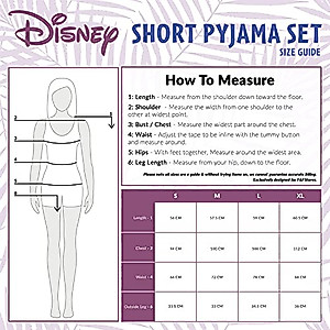 Disney Stitch Womens Pyjamas Short PJs for Women Sets Two Piece Eeyore Nightwear Sleepwear Stitch Gifts (Blue Stitch, M)