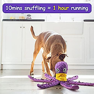 TOTARK Dog Snuffle Toy Dog Enrichment Toys, Dogs Puzzle Games Interactive Puppy Toys Chew Toys Slow Feeder Game for Boredom Treat Dispensing Toys Snuffle Dog Mat for Large Breed Medium and Small Dogs