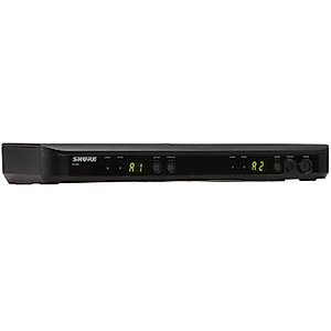Shure BLX88 Dual Channel Receiver - for use with BLX Wireless Systems, Transmitters Sold Separately | H11 Band (BLX88=-H11)
